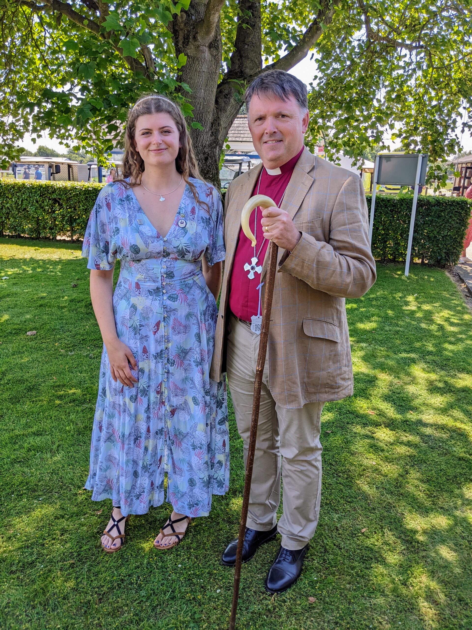 Beatrice White presented with the Bishop of Norwich Sustainable ...