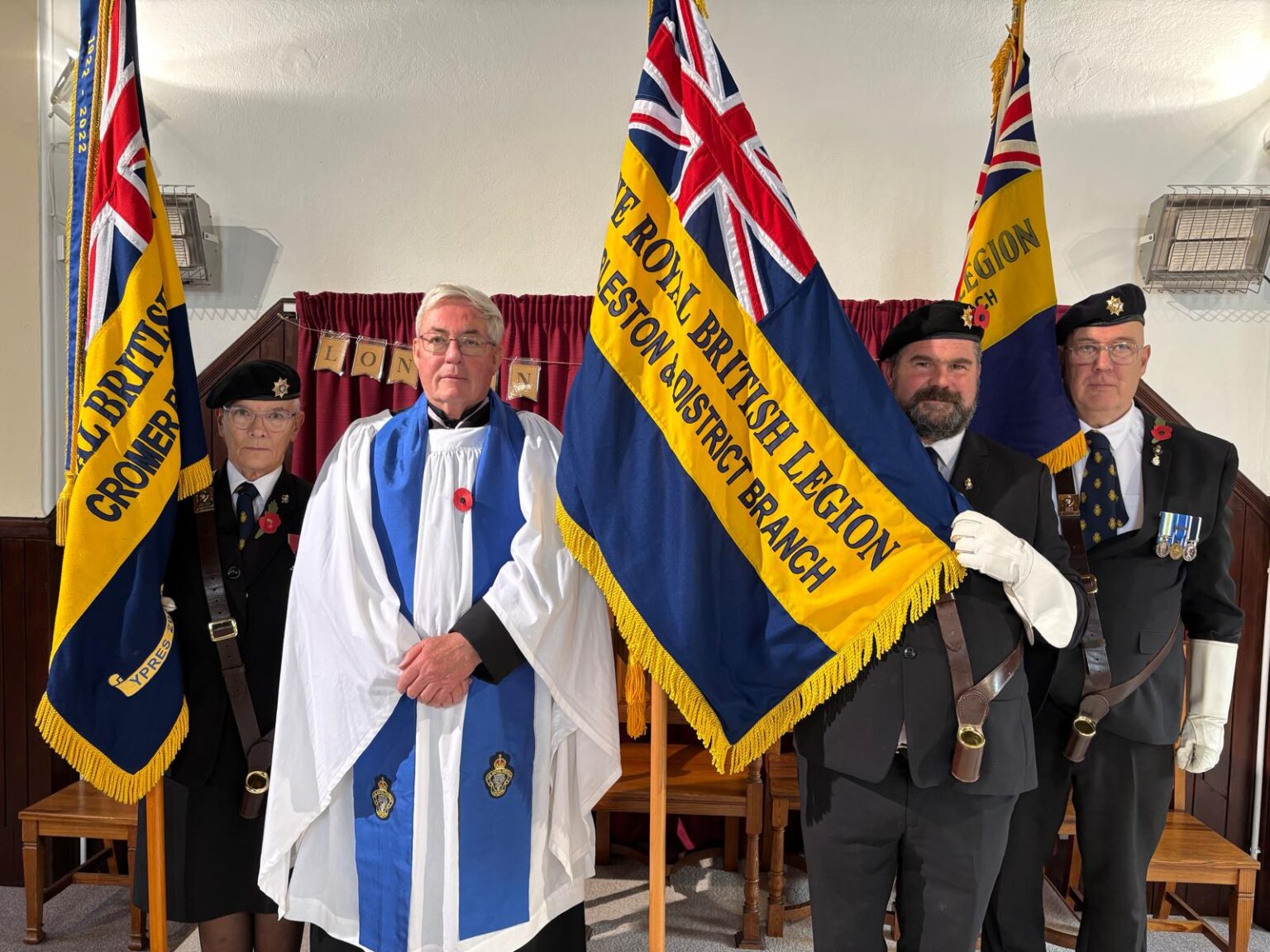 New Standard for Norfolk church dedicated ahead of Remembrance services ...