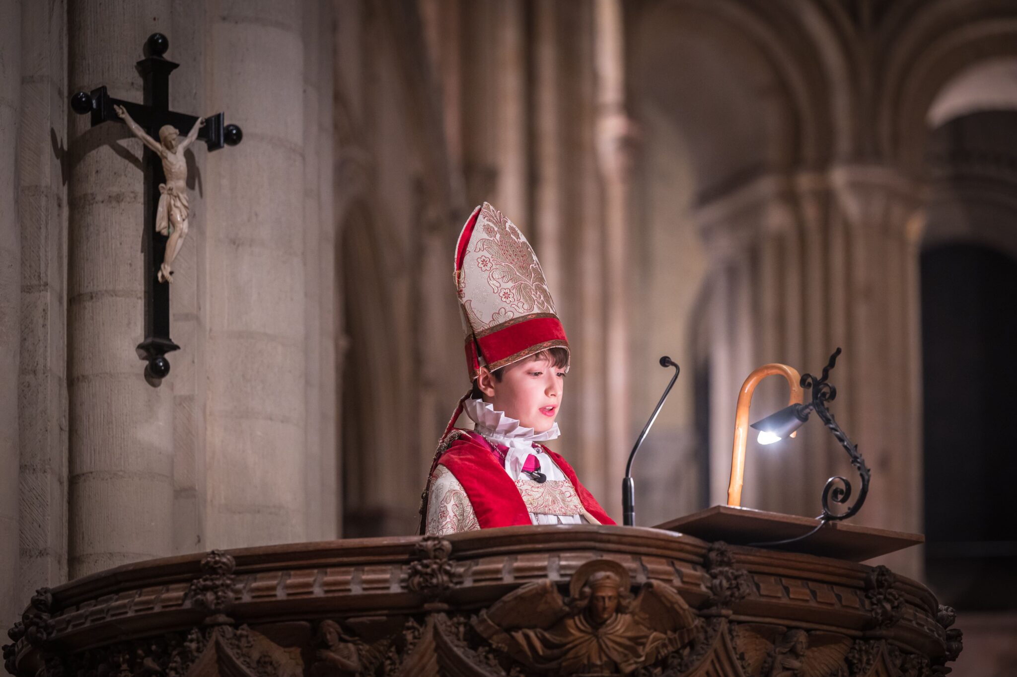 Cathedral Chorister takes on Child Bishop role to celebrate St Nicholas ...